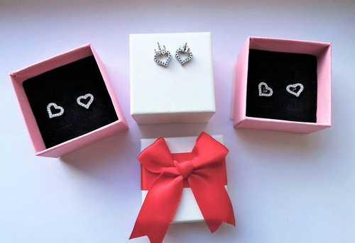 Серьги по мотивам Tiffany. Серебро 925. Новые