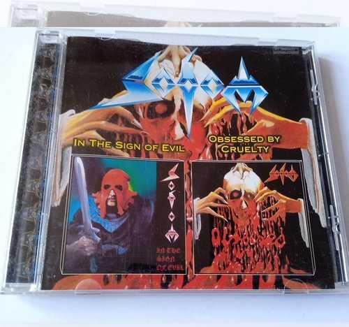 CD аудио Sodom - Sign of Evil   Obsessed by Cruelt