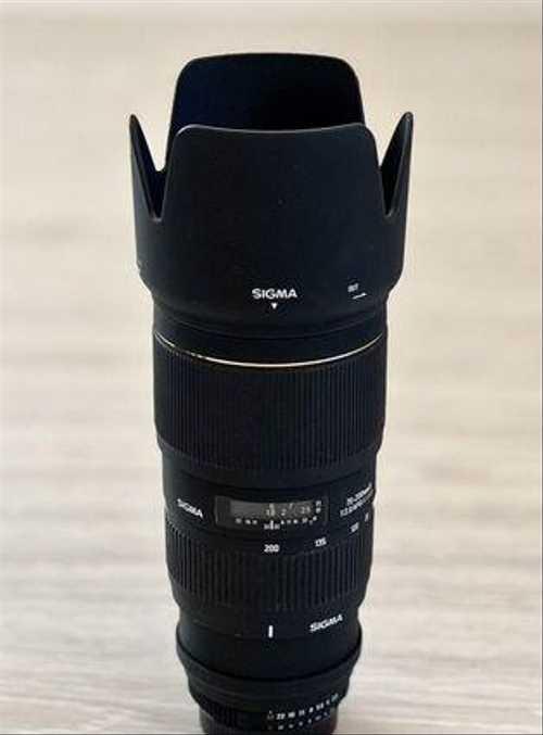Объектив sigma 70-200 2.8 для Nikon