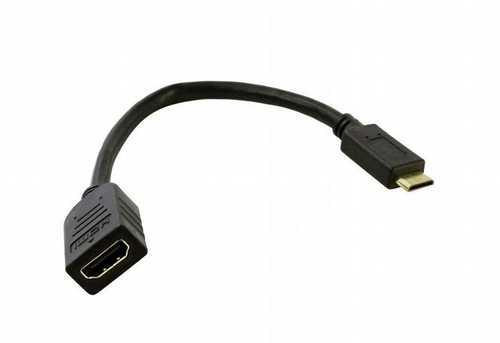 Адаптер mini hdmi (M) - hdmi (F) (60 см)