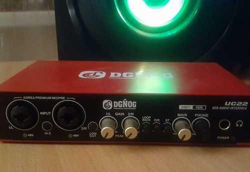 Звуковая карта dgnog UC22 Audio Interface