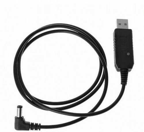 Кабель для зарядки раций Baofeng USB 9V 1A 5.5/2.1