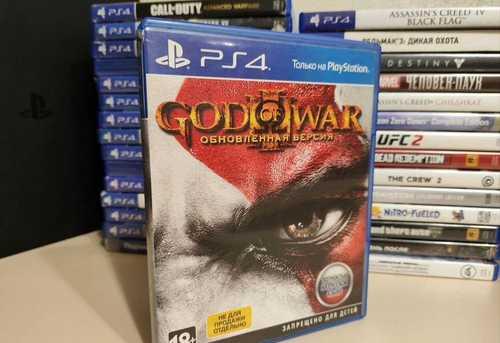 God of war 3 — игра на диске для PS4 / PS5