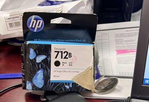 Картридж hp 712B черный