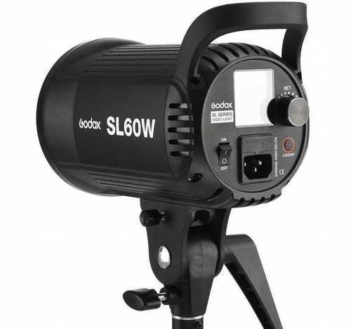 Студийный свет Godox SL60W ( стойка на колесах)