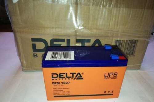 Аккумуляторная батарея для ибп Delta DTM 1207