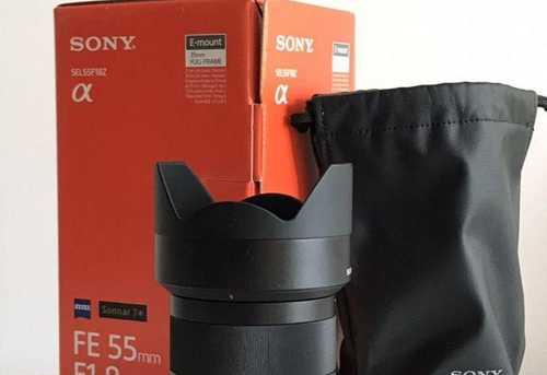 Объектив Sony FE 55 mm 1.8 Zeiss