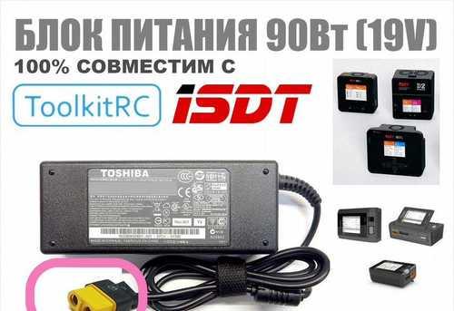 Блок питания для зарядок ToolkitRC, isdt 19В/90Вт