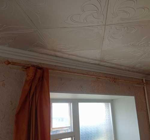 Карниз настенный для штор двухрядный бу