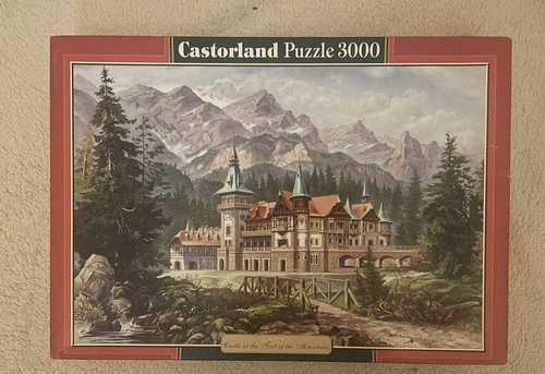 Пазлы замок в горах Castorland puzzle 3000