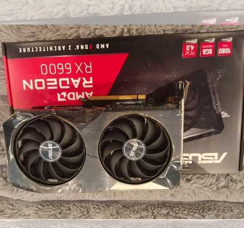 Asus Видеокарта Radeon RX 6600 8 гб