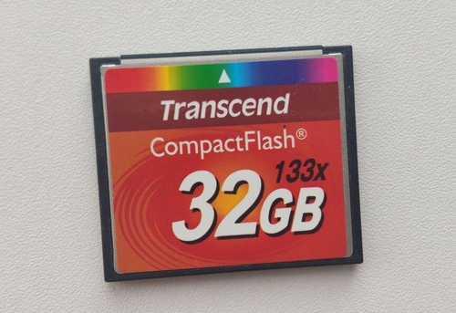 Карта памяти compact flash Transcend 32gb 133x