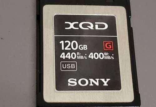 Карта памяти Sony XQD 120 GB + картридер