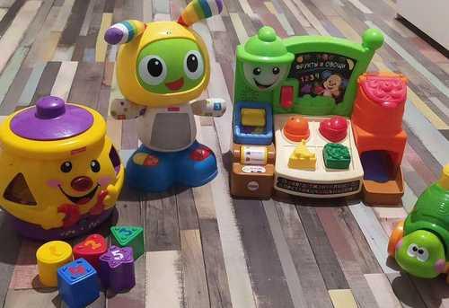 Игрушки fisher price бибо прилавок горшок черепаха