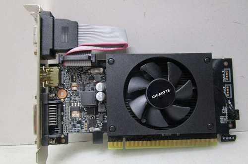 Видеокарта 2Gb Gigabyte Geforce GT710 GV-N710D3-2G