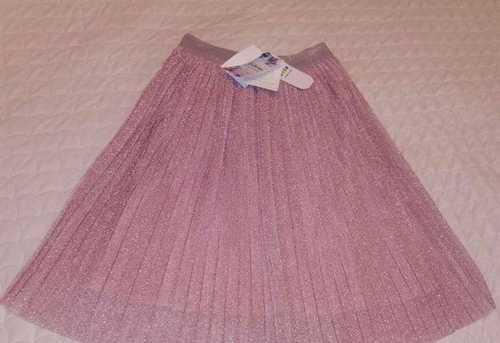 Нарядная юбка средней длины для девочки 146 см