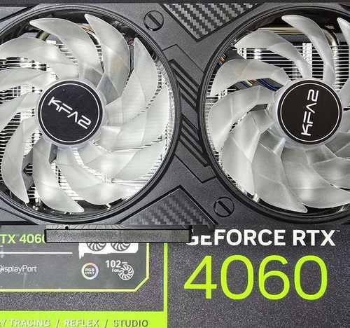 Geforce RTX4060 8Gb KFA2 X Black (2.5 года гаранти