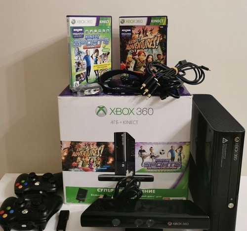 Xbox 360 E 500Gb с Kinect