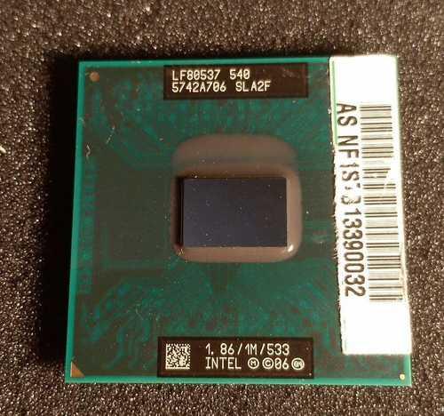 Процессор Intel celeron M 540 SLA2F 1.867 GHz