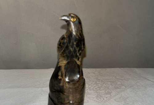 Орёл из рога статуэтка винтаж СССР