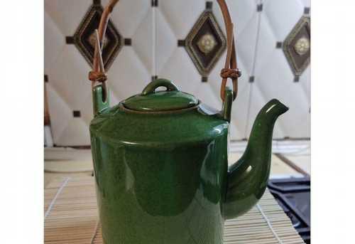 Чайник 850 мл. каменная керамика kyoto Green