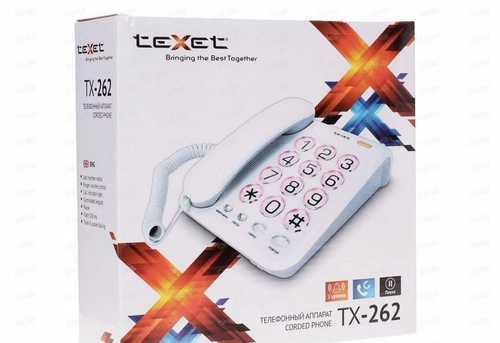 Телефон teXet городской, стационарный, проводной