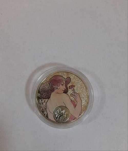 Серебряная монета Niue Island 1 dollar