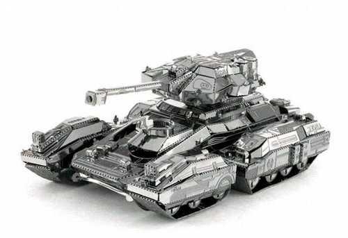 Мини 3D металлическая модель танка Скорпион