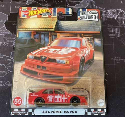 Hot wheels premium Alfa Romeo 155 V6 Ti