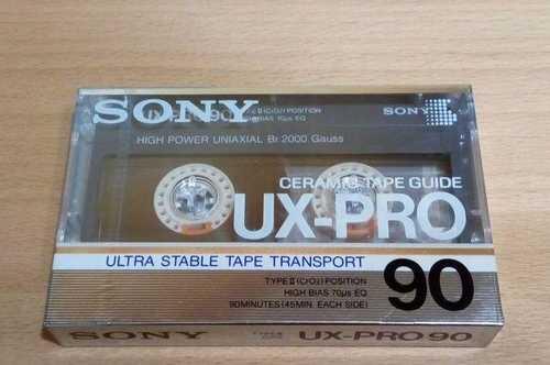 Аудиокассета sony UX-PRO 90 1986г