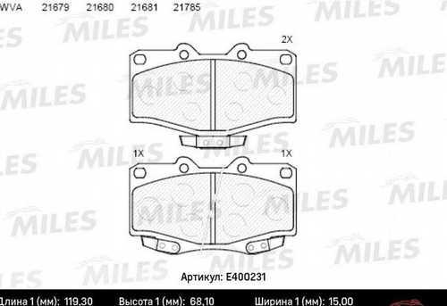 Колодки тормозные toyota land cruiser 70/80/90/4 r