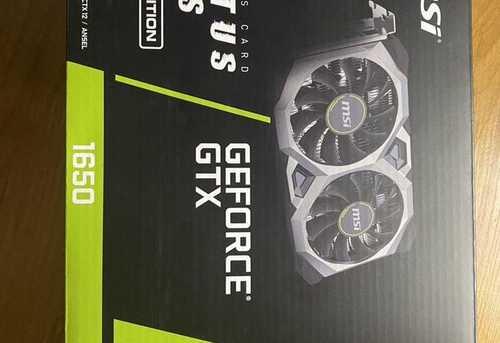Видеокарта MSI Geforce GTX 1650