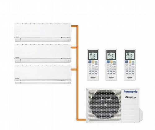 Мультисплит на 3 комнаты Panasonic U-3E18JBE