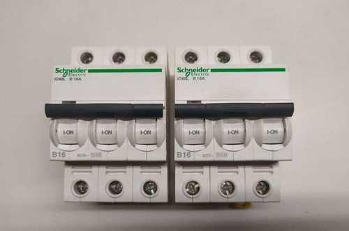 Schneider Electric A9F93316 iC60L 3п 16А