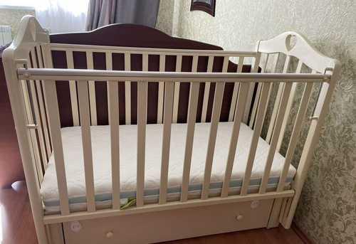 Кровать детская для новорожденных Каролина