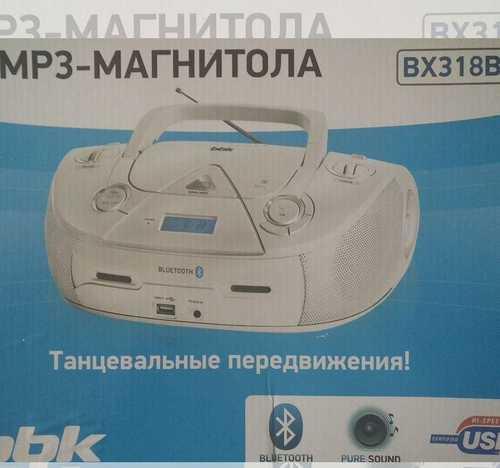 Магнитола BBK BX318BT в коробке   море музыки