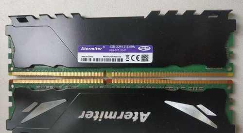 Оперативная память Atermiter 2x4GB DDR4 2133 ECC