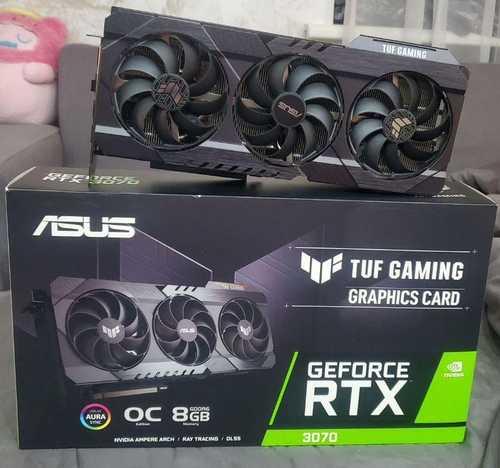 Видеокарта asus TUF Gaming GeForce RTX 3070 OC 8GB