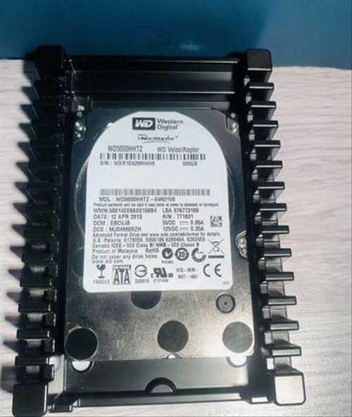 Жесткий диск (HDD) WD VelociRaptor 500GB