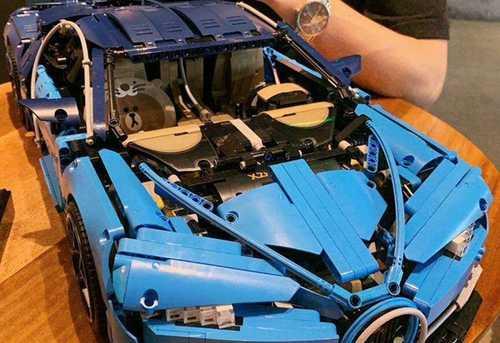 Конструктор Bugatti Chiron с двигателем