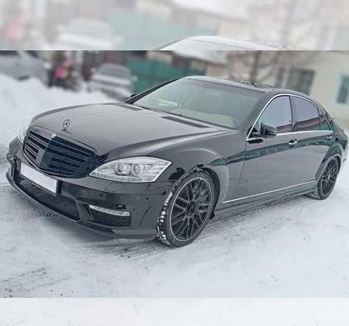 Обвес в стиле S63 AMG на Mercedes S W221