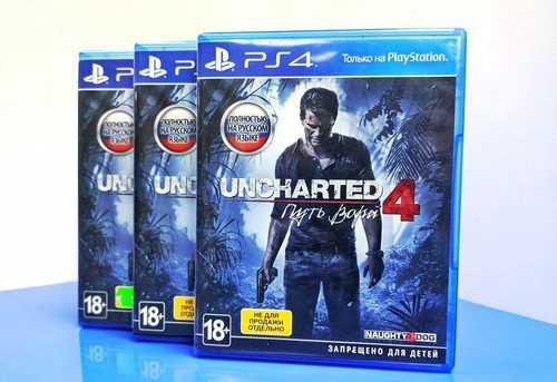 Uncharted 4 (PS4) Б/У Диск
