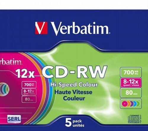 Оптический диск cdrw диск Verbatim #70505