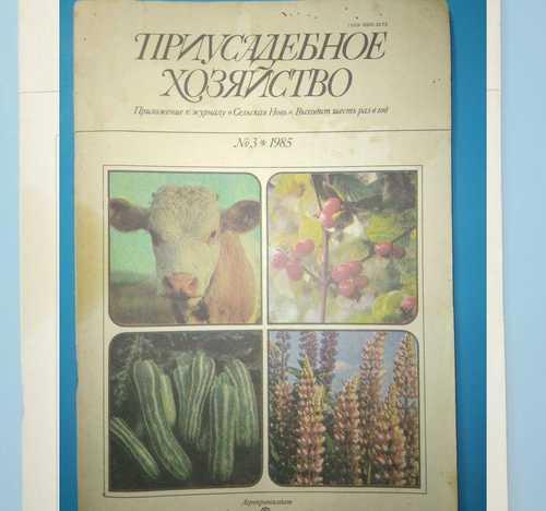 Приусадебное хозяйство, "Сельская Новь", №3 -1985г