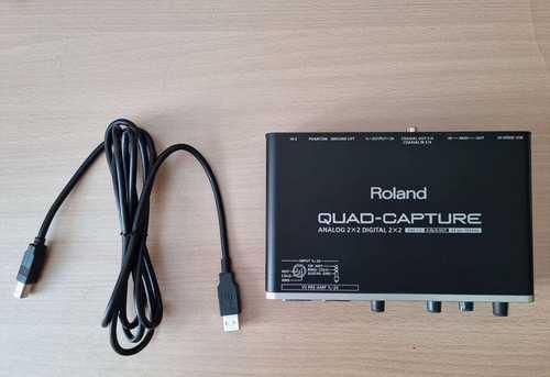 Roland quad capture ua-55 USB аудиоинтерфейс