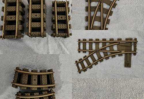 Lego рельсы 9v