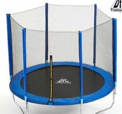 Батут DFC Trampoline Fitness с сеткой 6ft синий