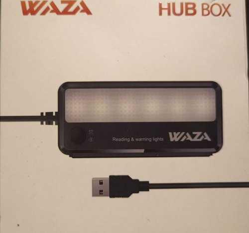 USB-концентратор с фонариком и магнитом waza HUB
