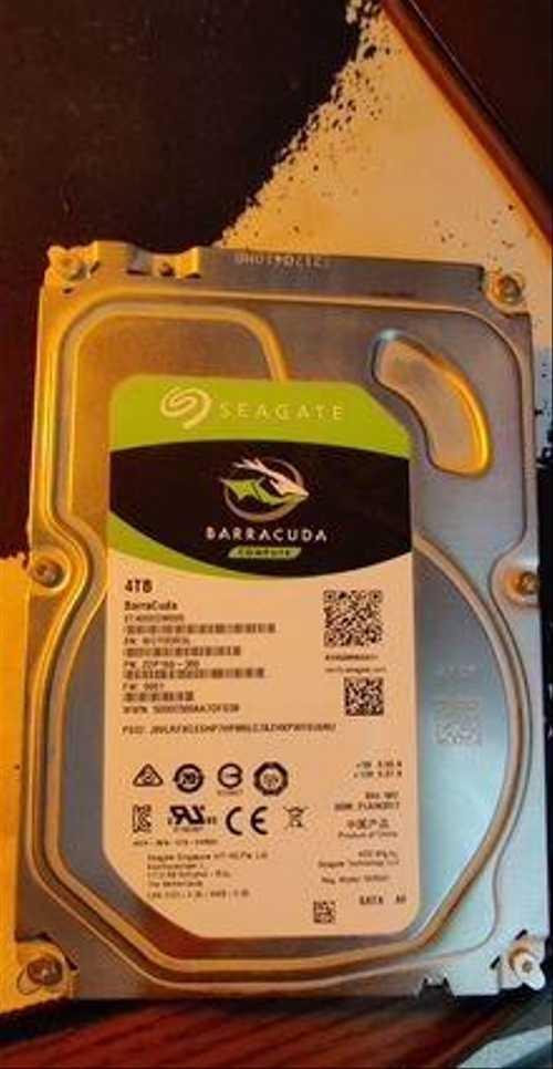 Жесткий диск Seagate Barracuda ST4000DM005, 4тб