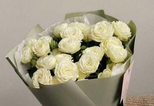 Кустовые пионовидные розы букет цветов, доставка